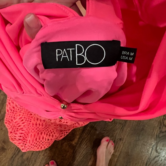 PatBO | Dresses | Gorgeous Patbo Cutout Beach Dress In Neon Coral ...